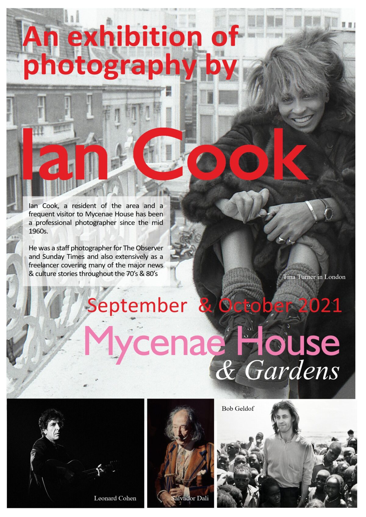 Ian Cook Photography Exhibition – Mycenae House