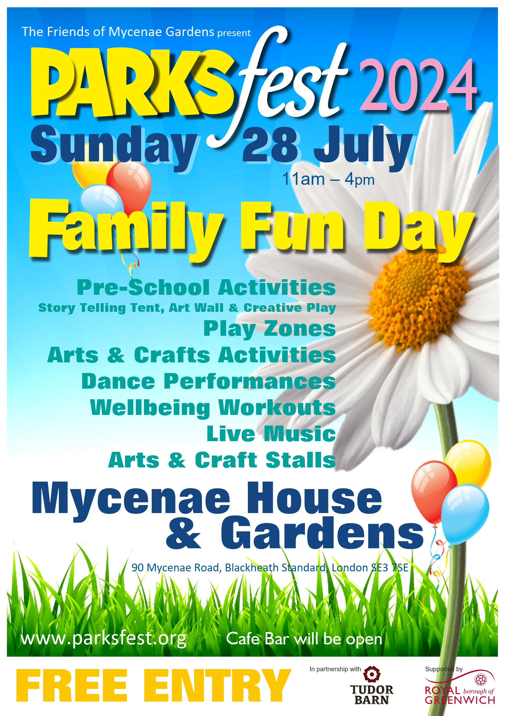 PARKSfest Family Fun Day - Mycenae House